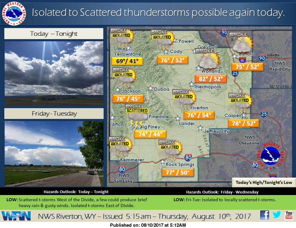 Isolated Showers And Thunderstorms - SweetwaterNOW