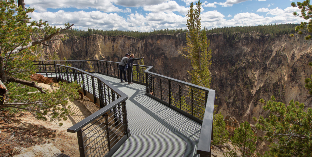 Inspiration Point Overlook in Yellowstone Opens After Two-Year Rehab ...