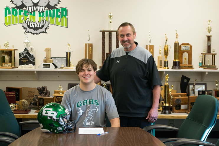 GRHS Football Standout Signs with Minot State University - SweetwaterNOW