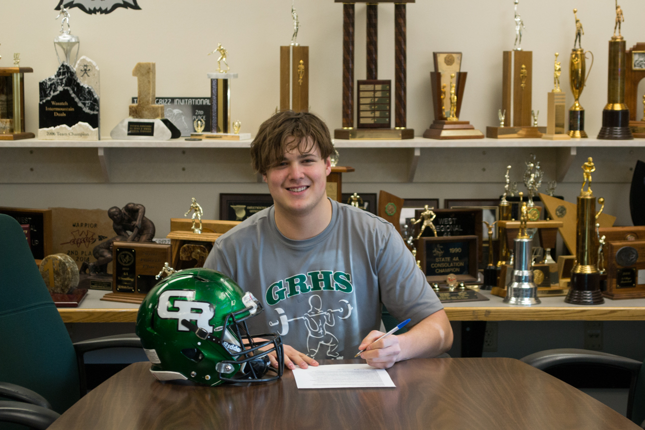 GRHS Football Standout Signs with Minot State University - SweetwaterNOW