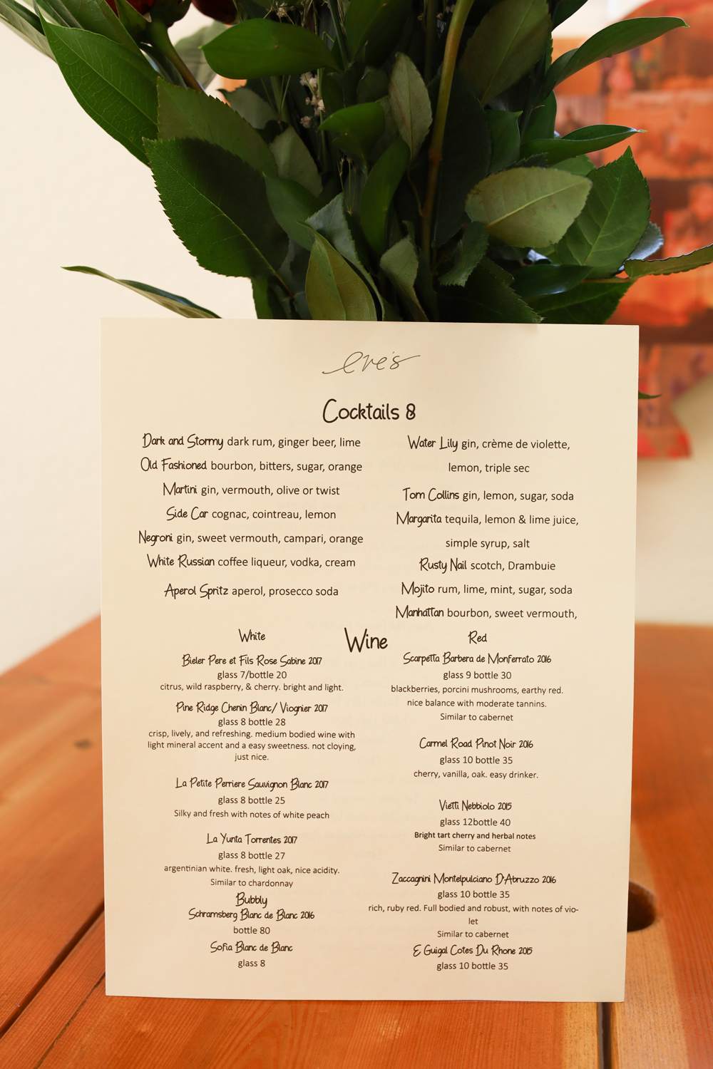 Eves_Menu - SweetwaterNOW