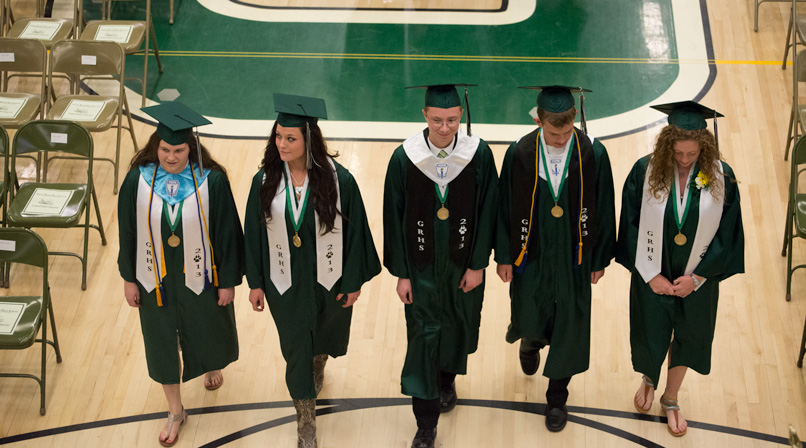 Green River High School celebrated the graduation of the class of 2013