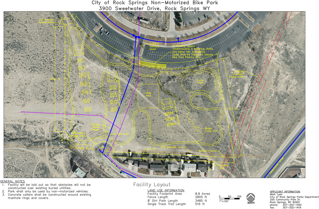 Rock Springs City Map