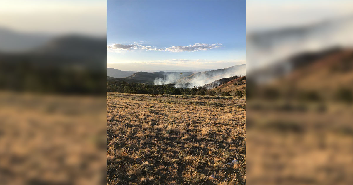 Wyoming Fire Crews Keep Active Bradley Fire in Check - SweetwaterNOW