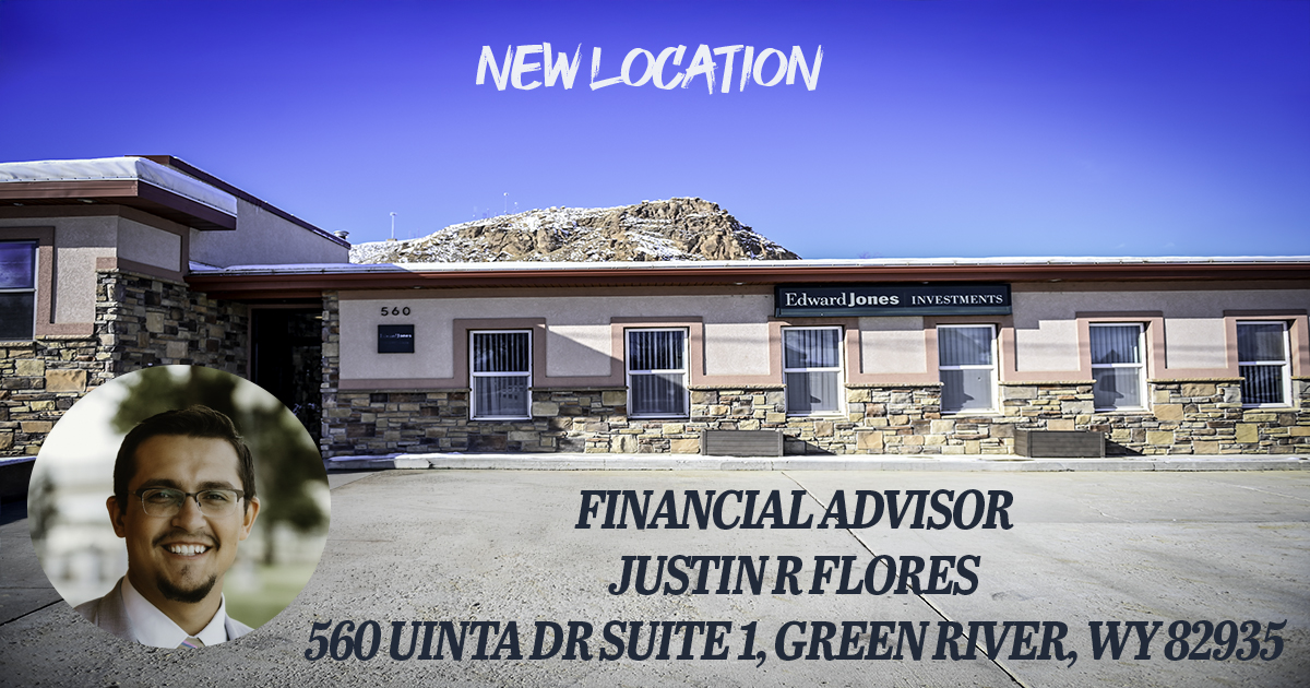 Justin Flores of Edward Jones Announces New Office Location - SweetwaterNOW