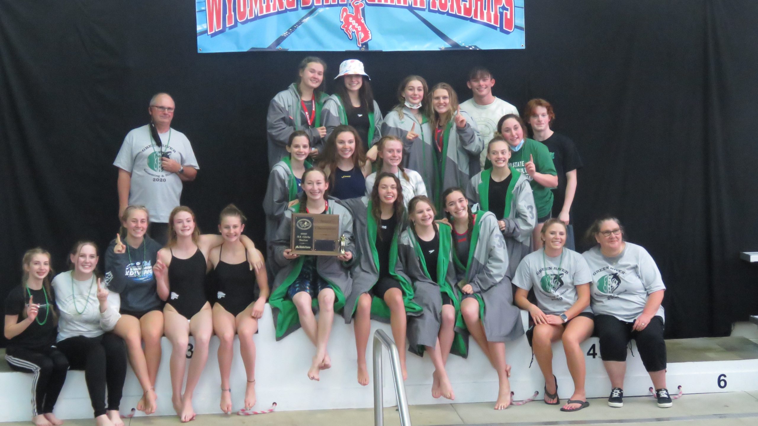 Lady Wolves Swim Team to Return Home as State Champions - SweetwaterNOW