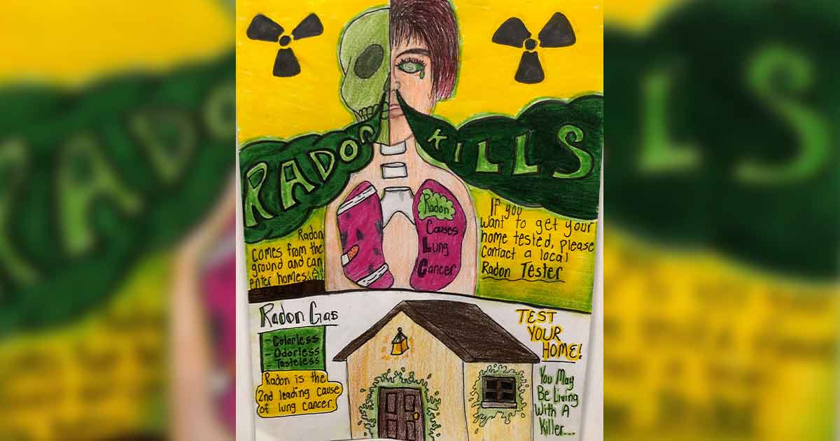 Rock Springs Student Takes 1st in Radon Poster Contest - SweetwaterNOW