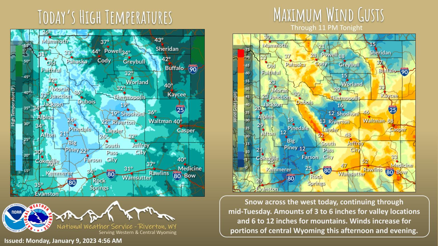 Partly Sunny With a High Near 32 - SweetwaterNOW