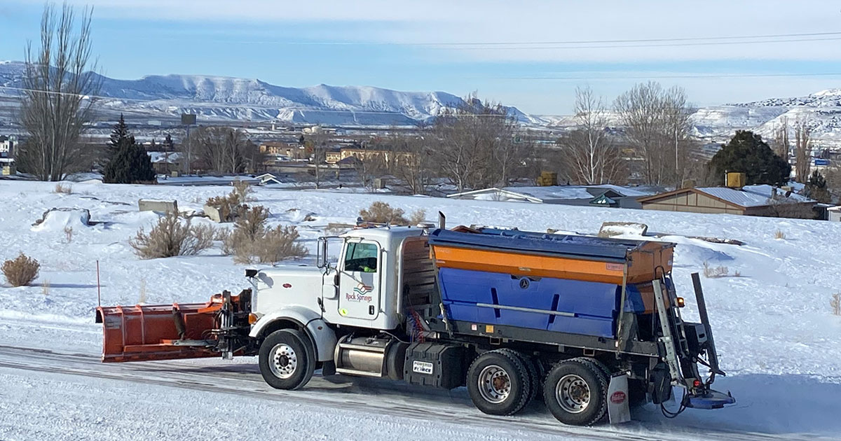 City of RS, WYDOT Work to Address Snow Removal Challenges - SweetwaterNOW