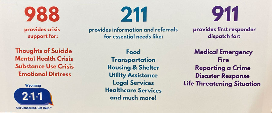 Wyoming 211 Call Centers are Ready to Provide Resource Information - SweetwaterNOW