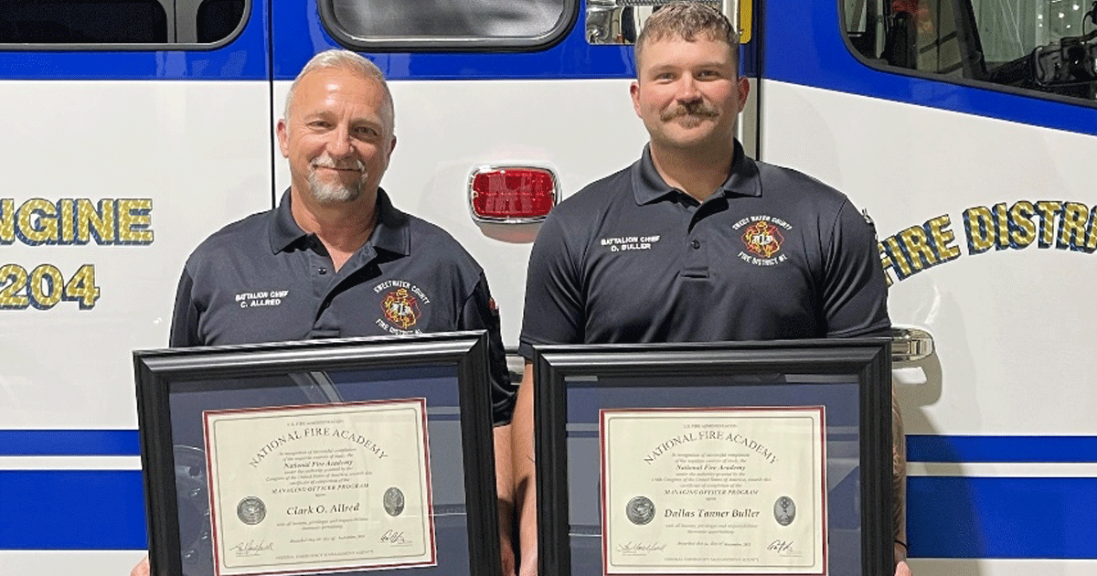 Fire District Battalion Chiefs Graduate from National Managing Officer ...