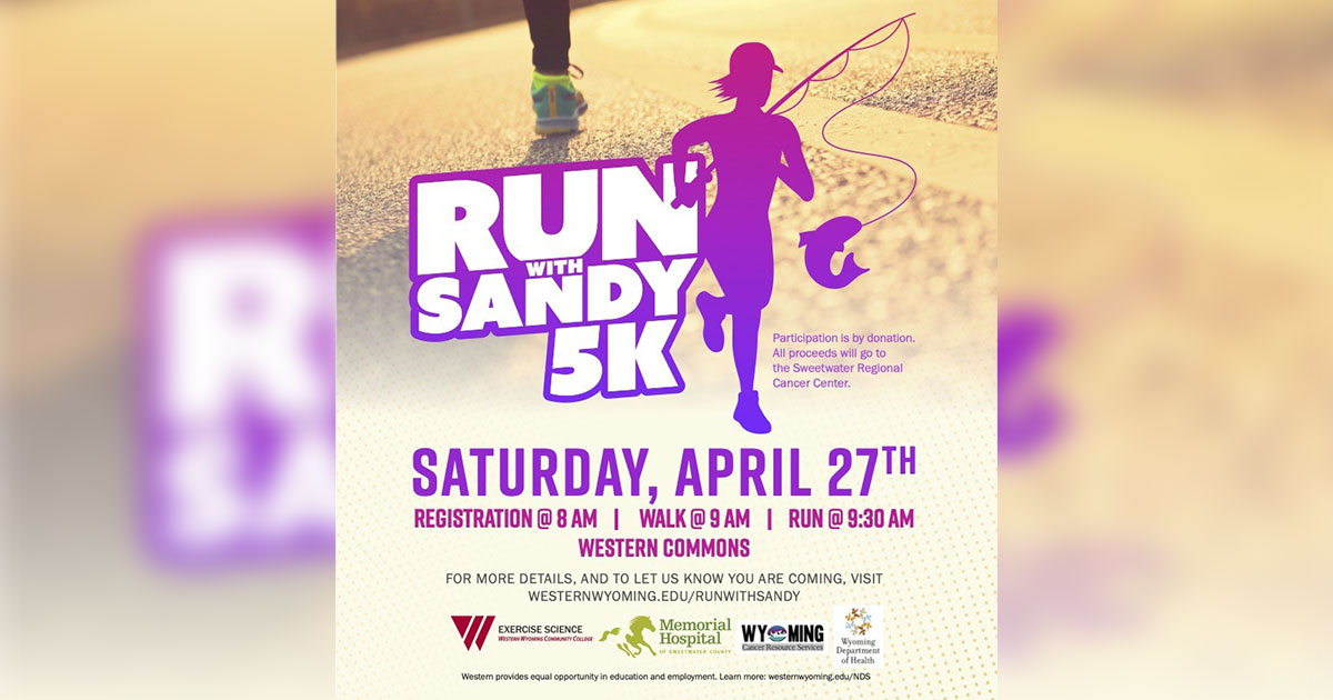 Western Announces 8th Annual Run With Sandy 5K - SweetwaterNOW