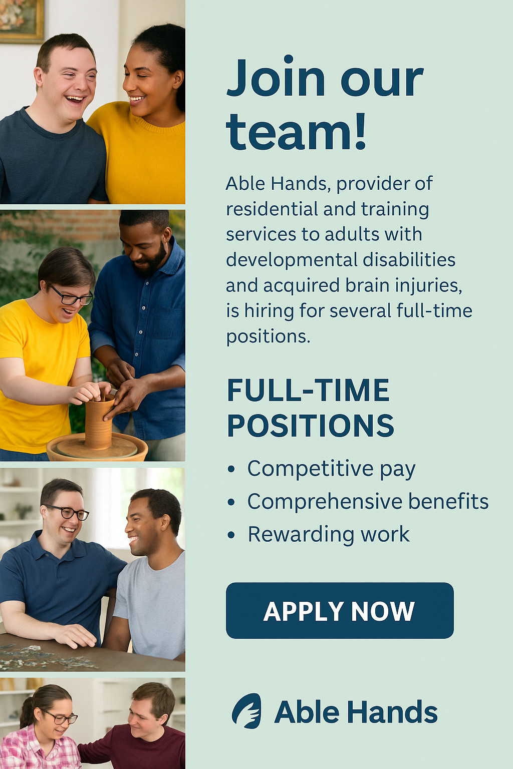 Able Hands is Hiring - SweetwaterNOW